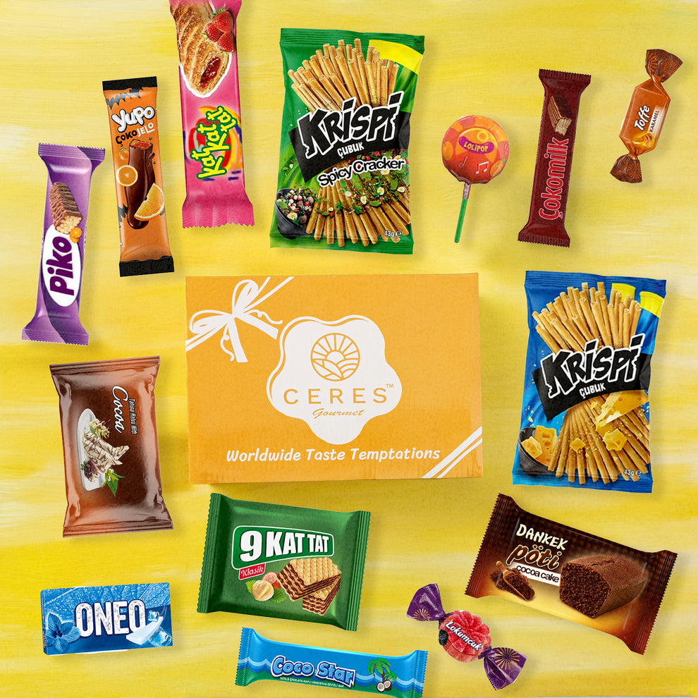 International Exotic Treats Box - 15 Premium Snacks – Ceres Gourmet